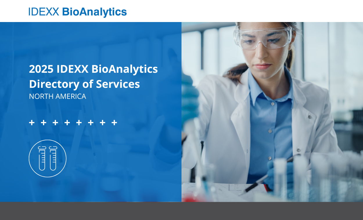 Directory of Services | IDEXX BioAnalytics